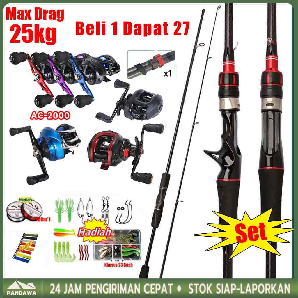 Jual 【# Beli 1 Dapat 27 #】Joran Pancing Set 1.65M 1.8M 2.1M 2.4M 2 ...