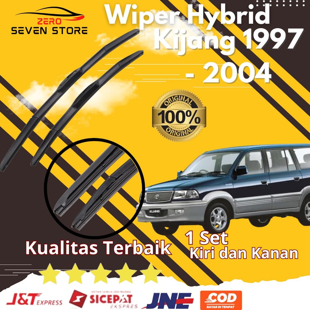 Jual Wiper Hybrid Mobil Toyota Kijang 1997 2004 Sepasang 2 Pcs Kiri