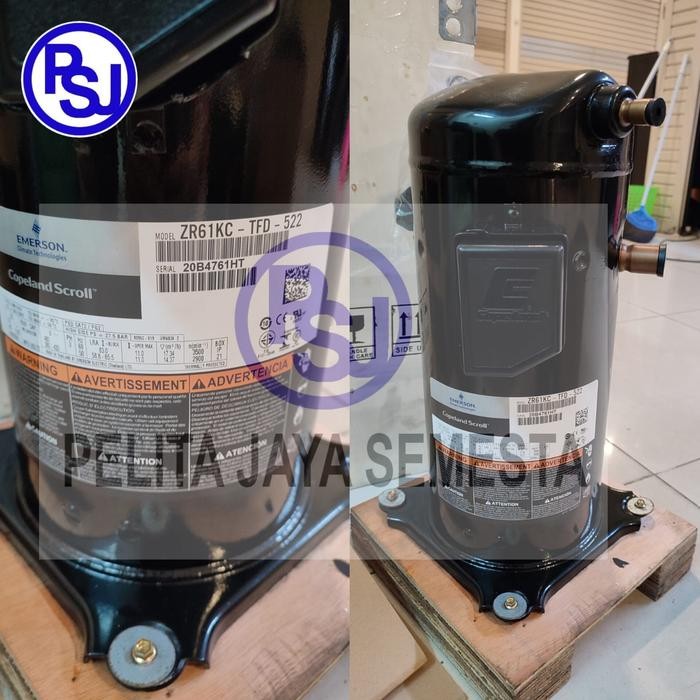 Jual Kompresor AC Copeland ZR61KC-TFD-522 / Compressor Copeland ZR61KC ...