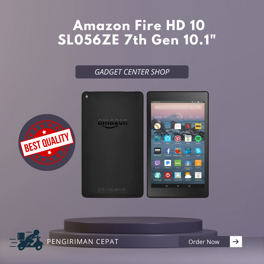 Jual Amazon Fire HD 10 SL056ZE 7th Generation 10.1" Second | GADGET ...
