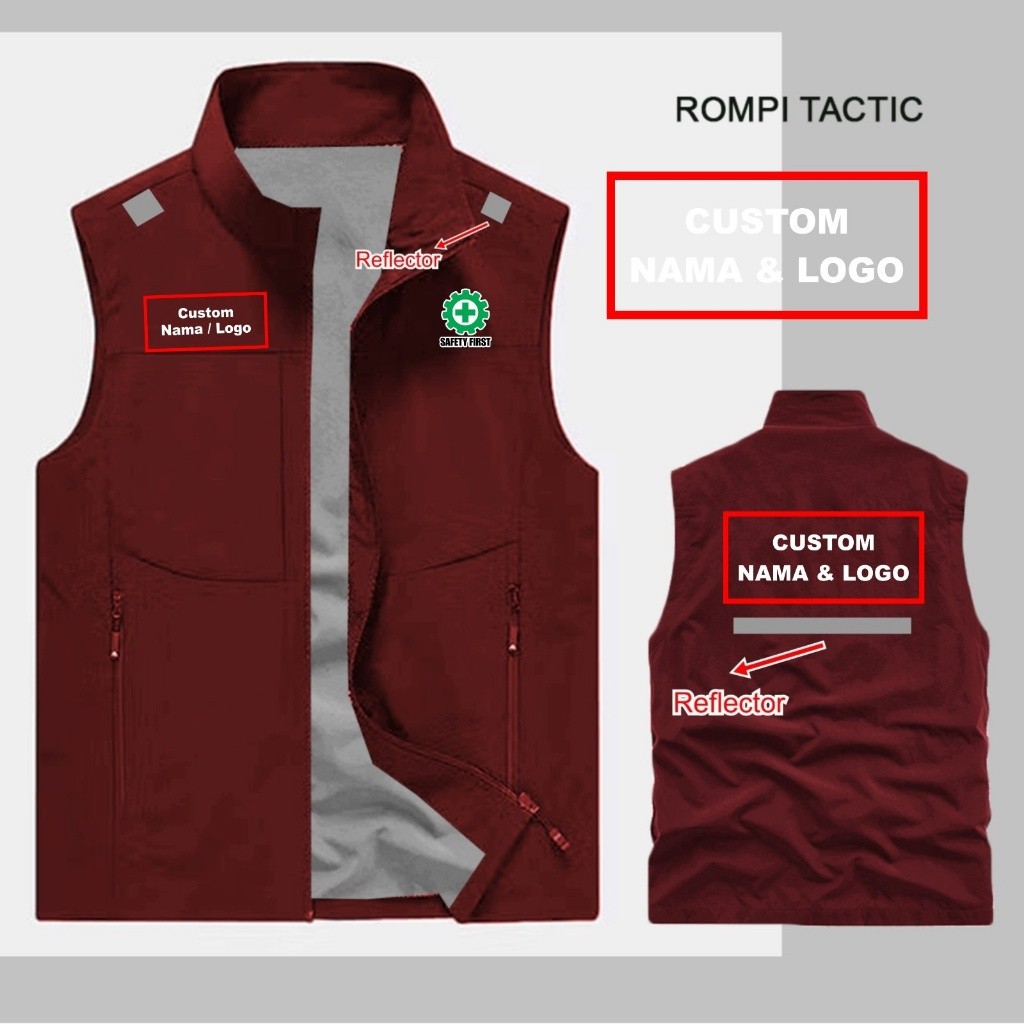 Jual BEST SELLER !! SABLON ROMPI TACTIC CUSTOM SABLON LOGO DAN NAMA ...