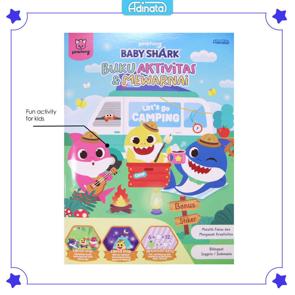 Jual Baby Shark Activity Book L 2530-9821 / Buku Aktifitas / Buku ...