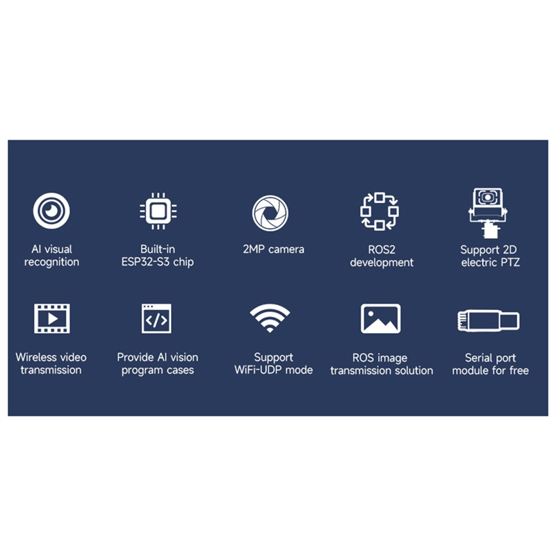 Jual L54A-AI Visual Recognition ROS-Wifi Camera Module With ESP32-S3 ...