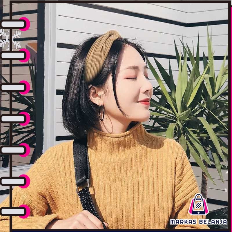 Jual BD01 BD02 Bando Wanita Korea Headband Bandana Simpul Cewek Fashion ...