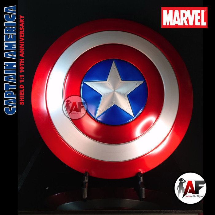 Jual REAL SIZE! Statue Action Figure Captain America Shield 1:1 10th ...