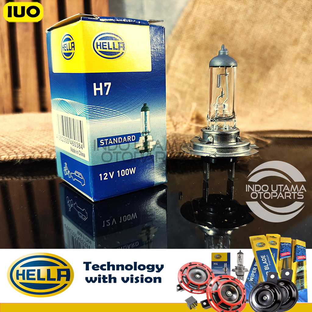 Jual Bohlam lampu halogen Hella H7 12V 100W HELLA Rally Extra Bright ...