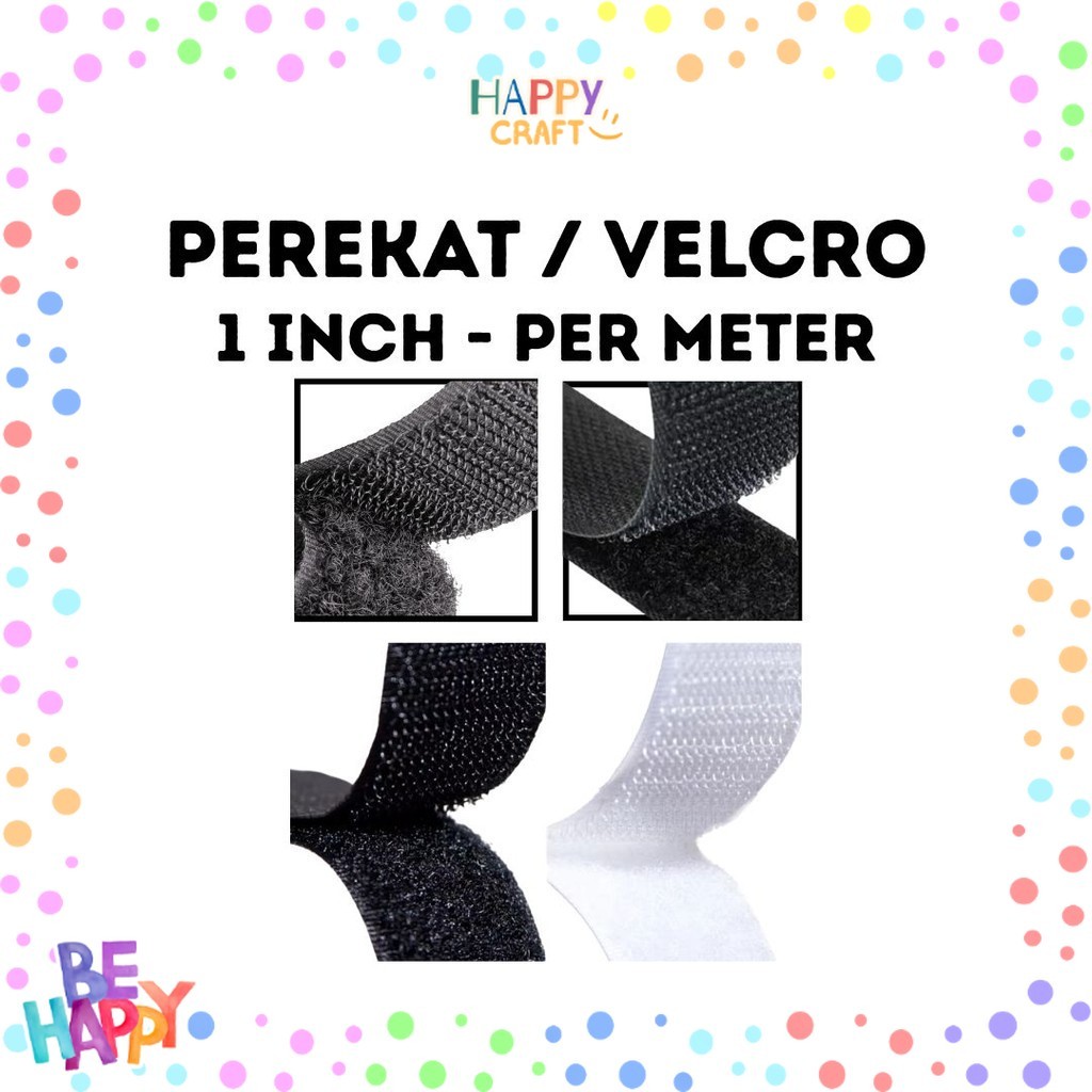 Jual Velcro Perekat Magic Tape Per Meter / Perekat Serbaguna 2,5 cm (1 ...