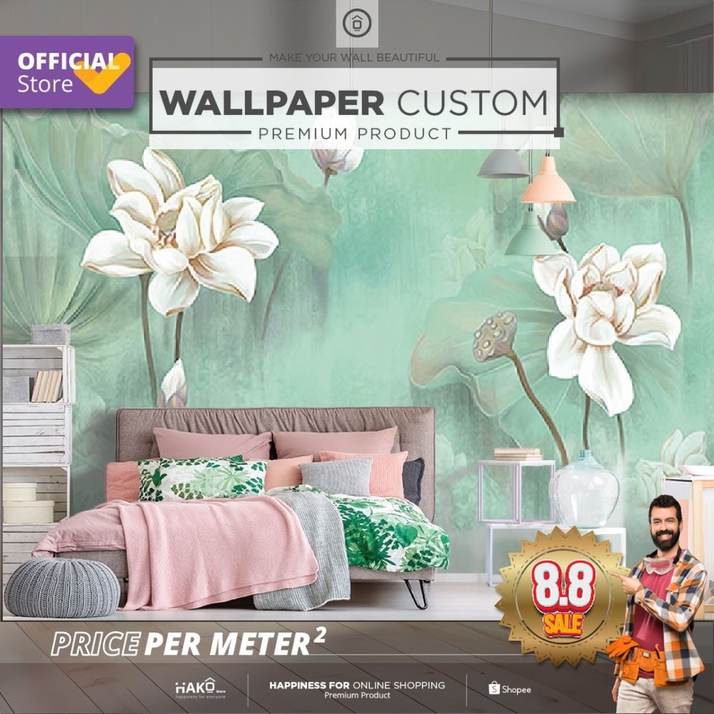 Jual Wallpaper Custom Kamar Tidur | Gambar Tumbuhan dan Tanaman Hutan 1 ...
