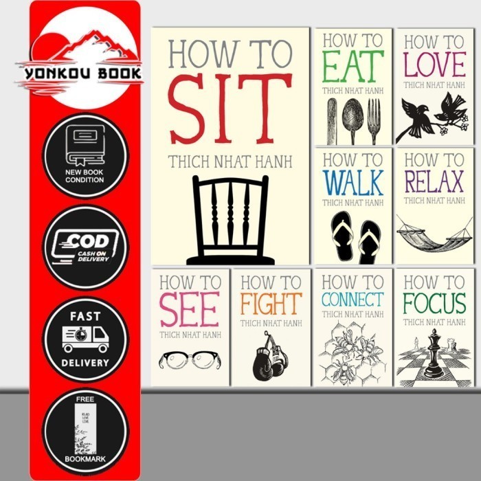 Jual Mindfulness Essentials 9 book series ( How to Sit - How to Eat ...