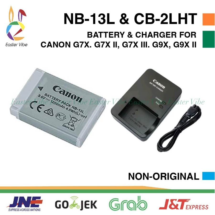 Jual BATERAI CANON NB-13L BATTERY FOR G7X, G7X Mark II, G7X Mark III | Shopee Indonesia