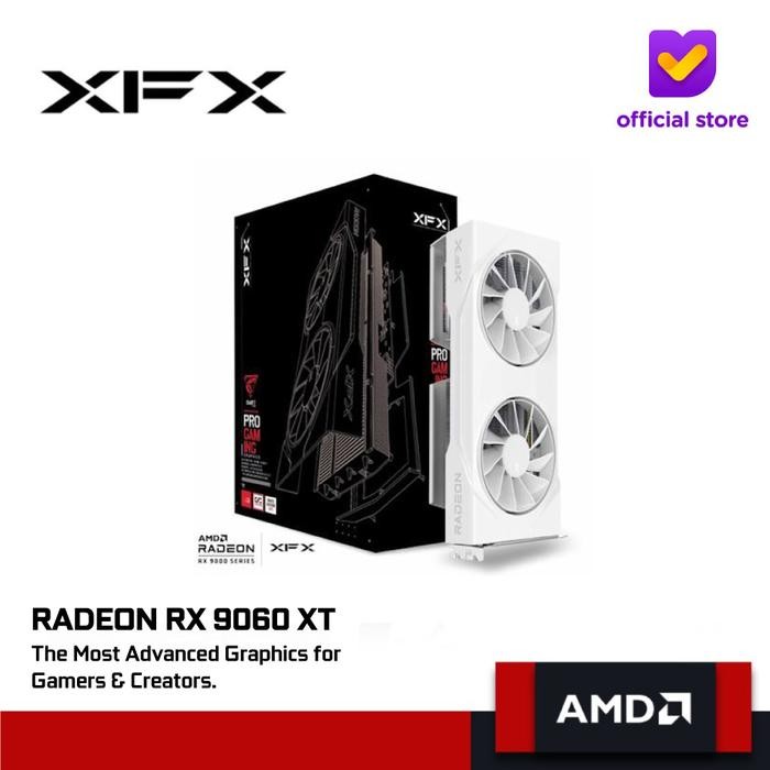Jual XFX Swift AMD Radeon RX 9060 XT 8GB OC White Gaming Edition ...