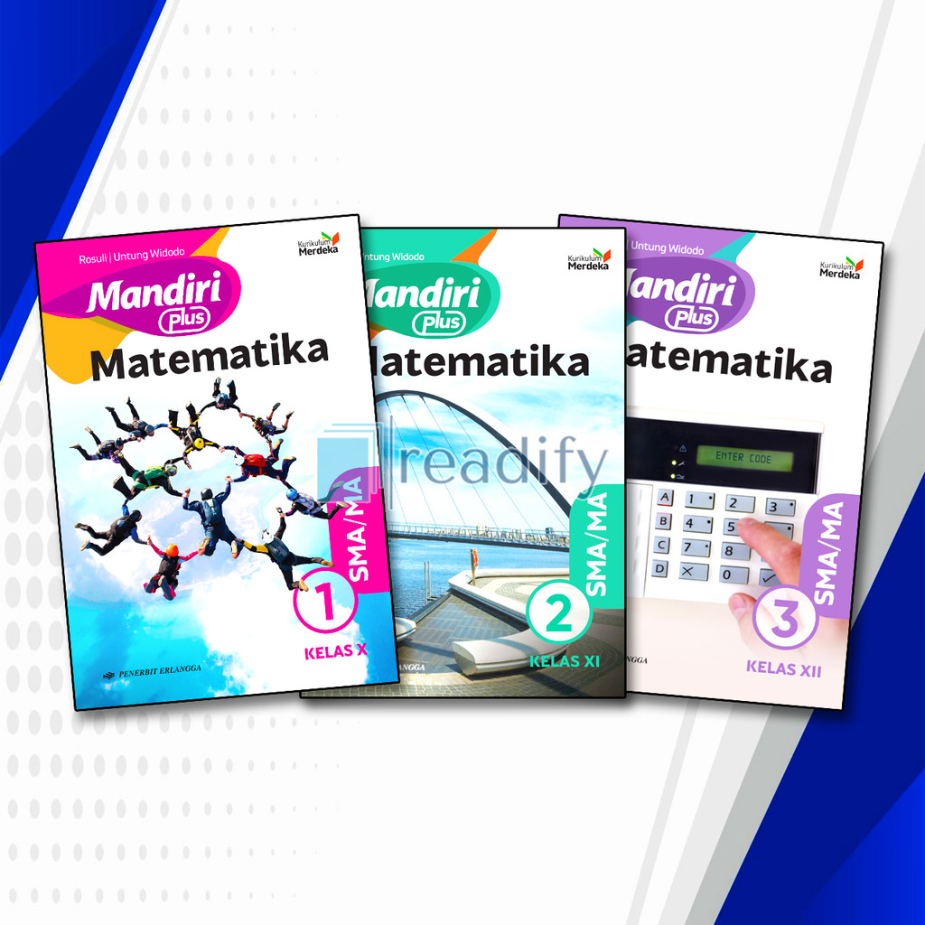 Jual Mandiri Plus Matematika Kelas 10 11 12 SMA/MA Erlangga Kurikulum Merdeka Revisi Terbaru ...