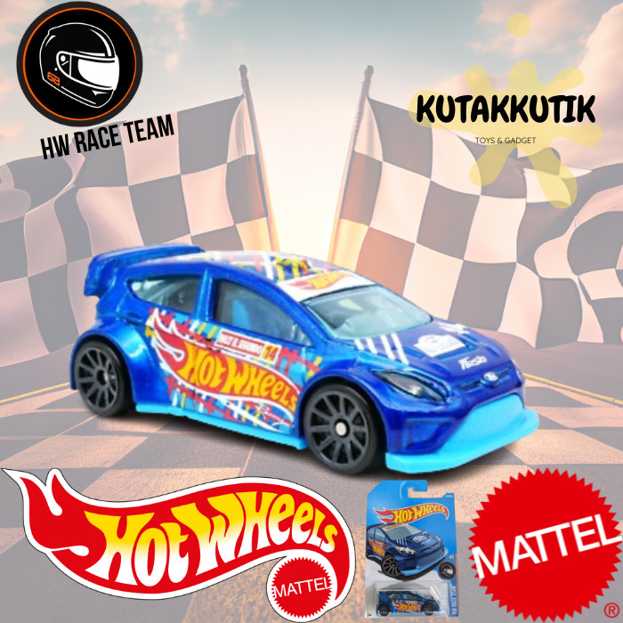 Jual Hotwheels Mobil Balap Sedan Hatchback 12 Ford Fiesta Biru HW Race ...