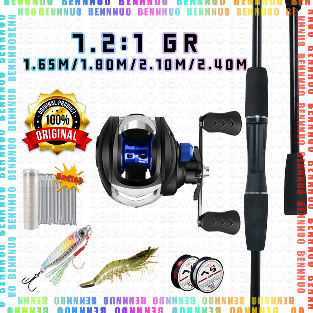 Jual Alat Memancing Lengkap 5 SET Biru AK200 BC Joran Pancing Set Paket ...