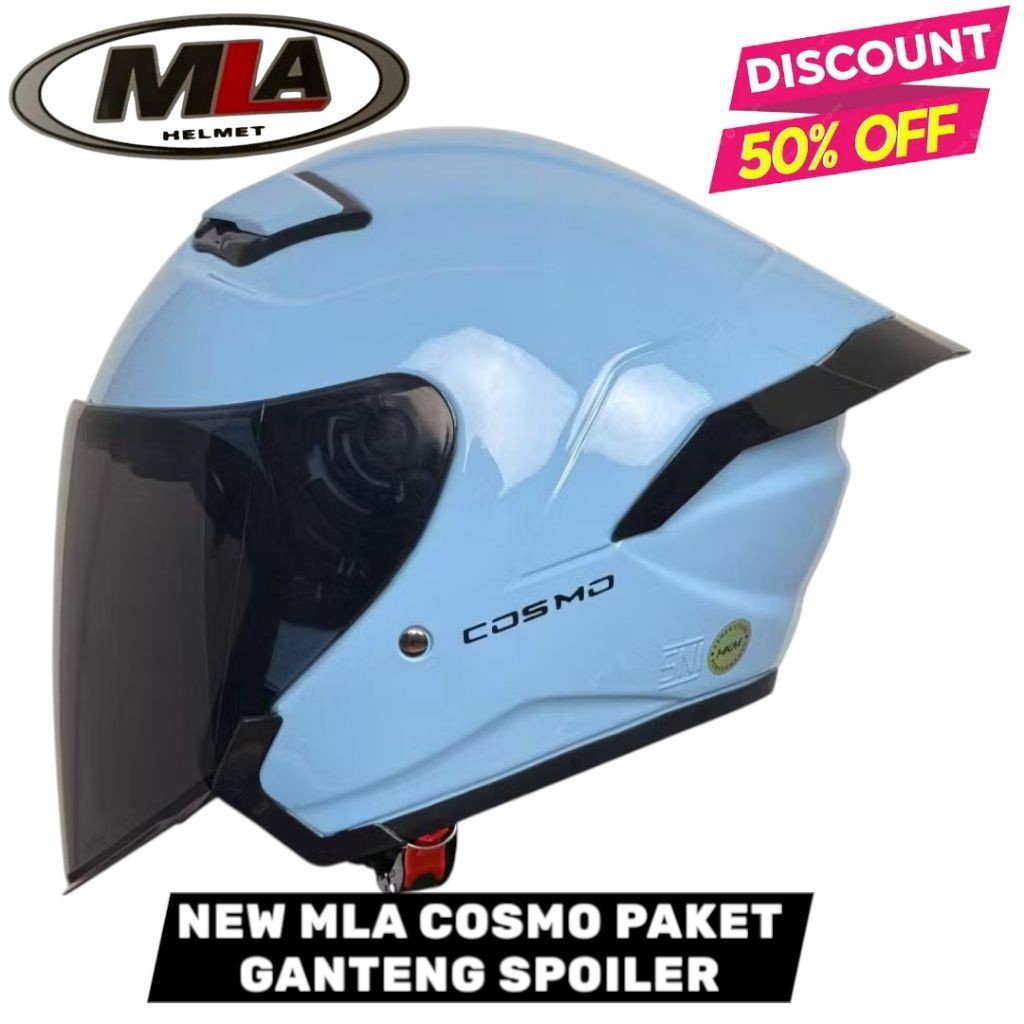 Jual Helm MLA COSMO PAKET GANTENG 100% ORI SPOILER VIRAL KEKINIAN ...