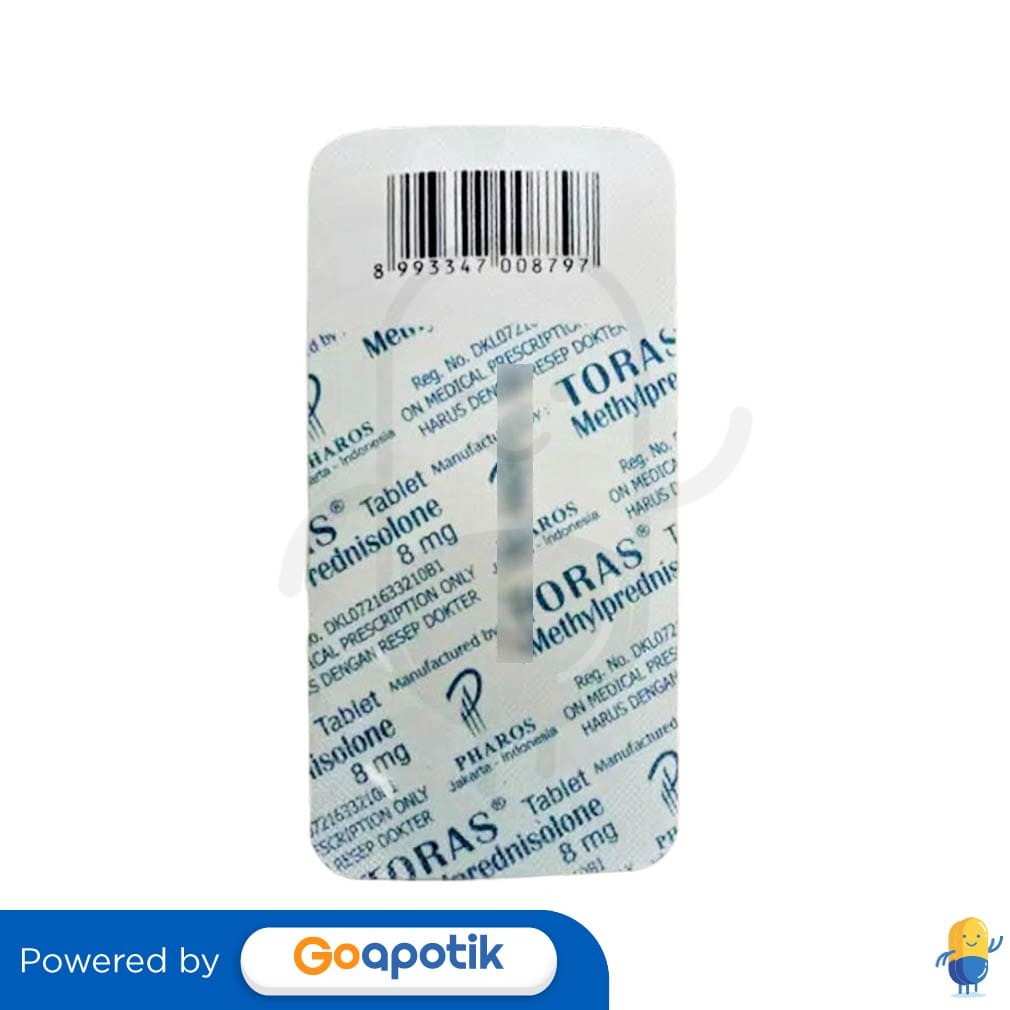Jual Toras 8 Mg Strip 10 Tablet | Shopee Indonesia