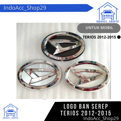 Jual Logo Emblem Ban Serep Daihatsu Terios Original 4 kaki | Shopee ...
