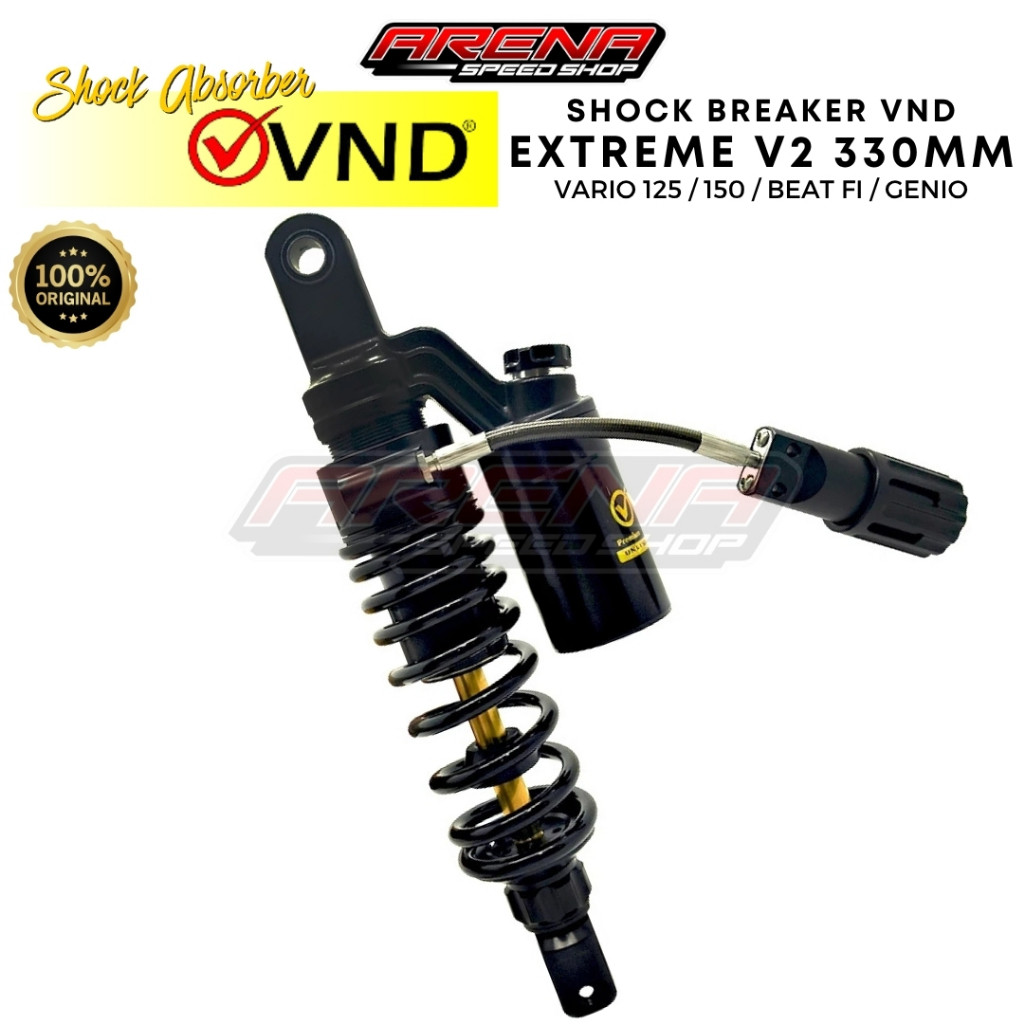Jual VND Racing Shockbreaker Extreme V2 330mm Shock Tabung Atas Vario ...