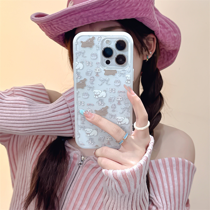 Jual cute nimals Casing ponsel transparan shockproof silikon Soft Case ...