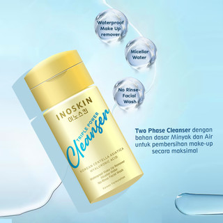 Jual Inoskin Triple Power Cleanser with Serum 115mL | Shopee Indonesia