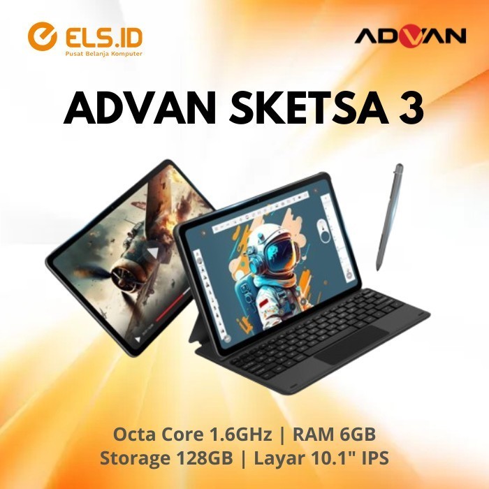 Jual Advan Tab Sketsa 3 Metal Design 10.1" HD IPS 6GB/128GB | Shopee ...