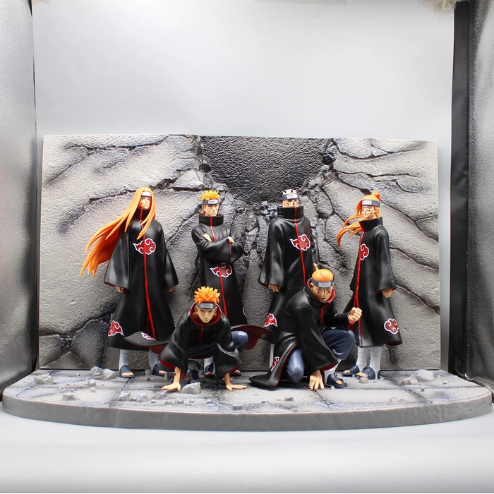 Jual (Baca Deskripsi) [Set of 6] Figure Naruto Shippuden - Yahiko Pain ...