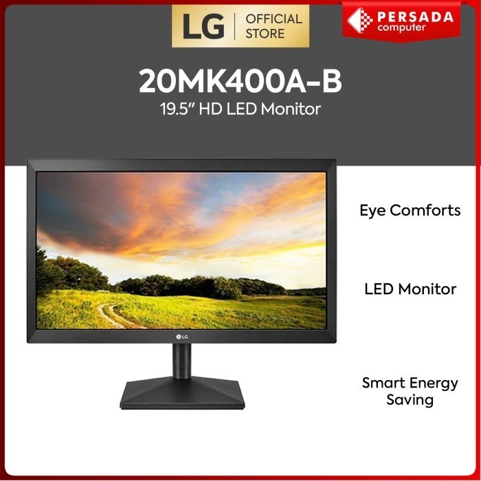 Jual LG Monitor 20MK400A-B (Teknologi AMD FreeSync™) | Shopee Indonesia