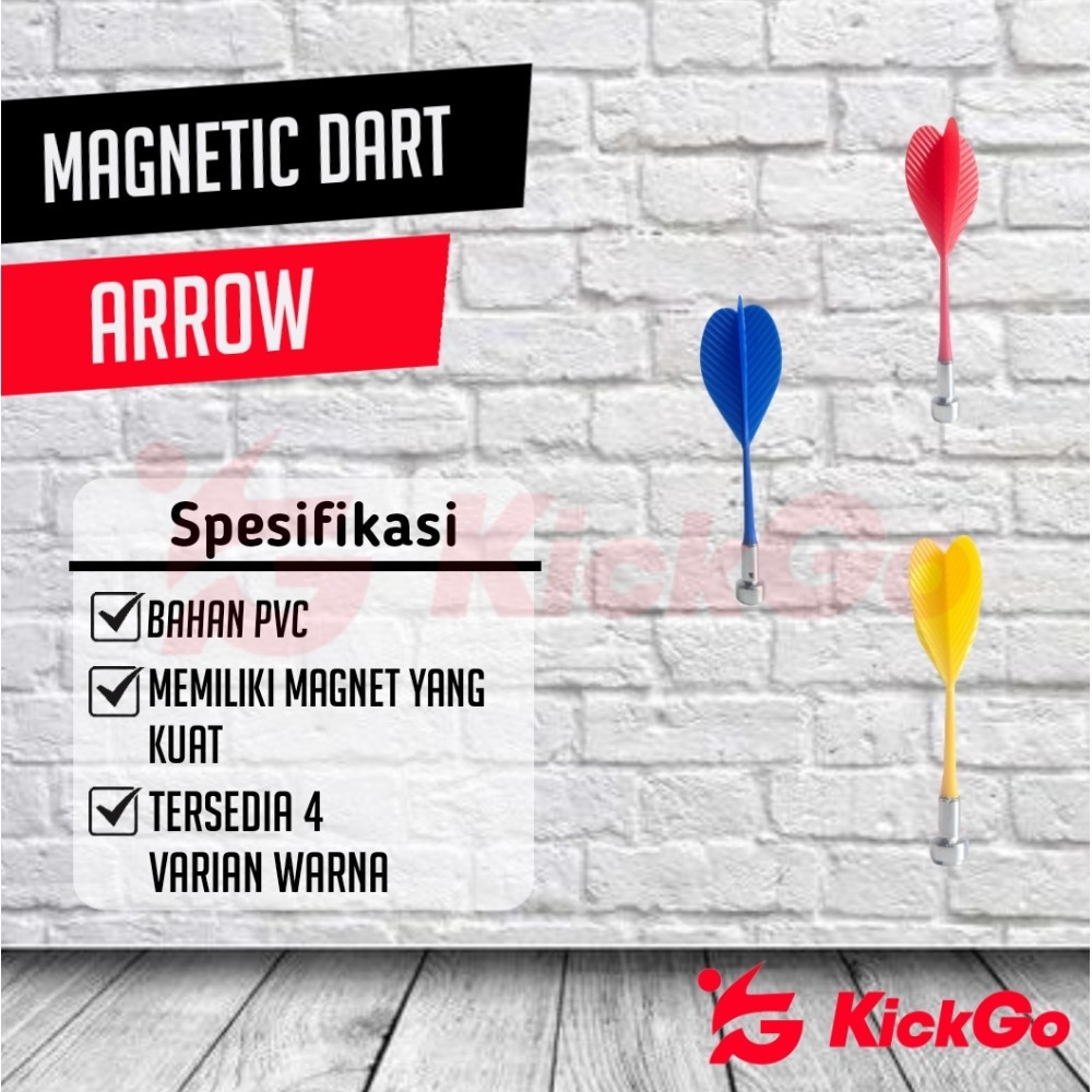 Jual KickGo Anak Panah Magnetik Dart Board Game Magnet Dart Arrow ...