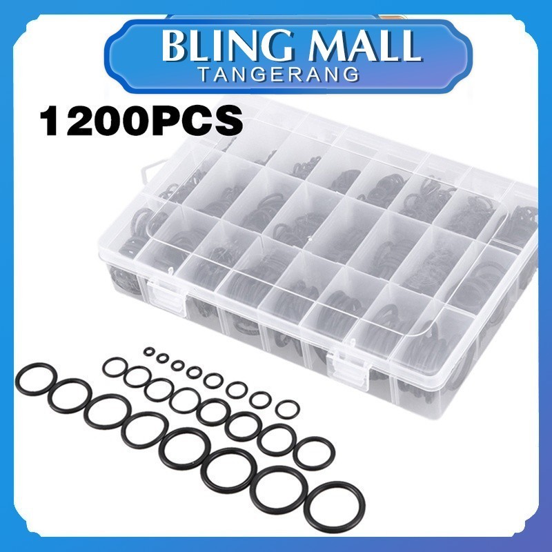 Jual 【1200Pcs】Karet Rubber O Ring Seal Tightening Hitam | Shopee Indonesia