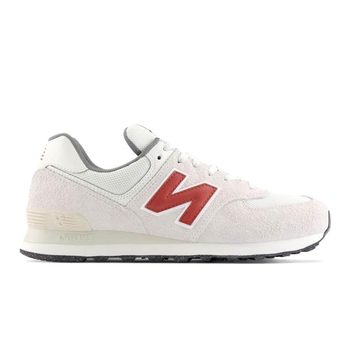 Jual Sepatu Sneakers Unisex New Balance 574 White Red Original U574SOR ...