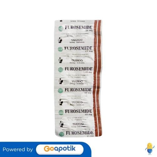 Jual Furosemide Yarindo 40 Mg Strip 10 Tablet | Shopee Indonesia