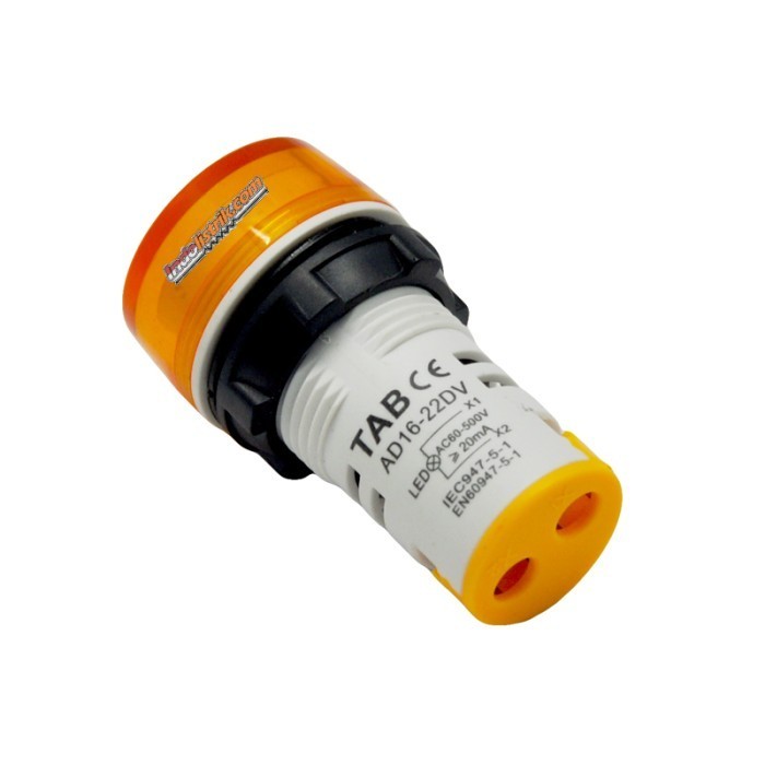 Jual GG00 Voltmeter Digital LED 22mm Model Pilot Lamp AD16 - 22DV TAB ...