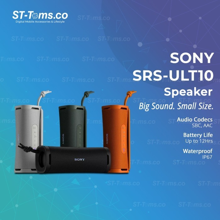 Jual Sony SRS ULT10 ULT FIELD 1 / ULT 10 Ultra Portable Bluetooth ...