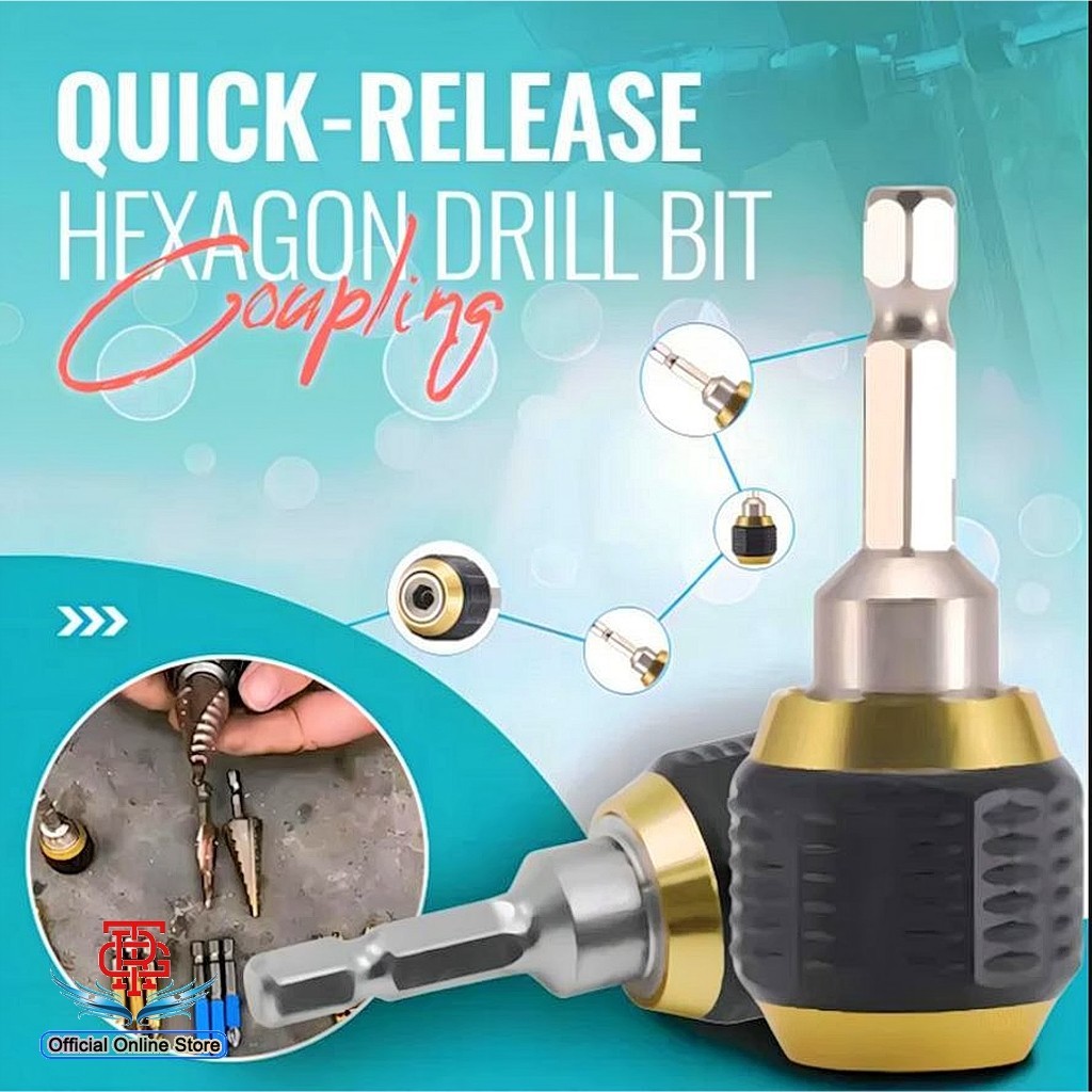 Jual Adaptor Adapter Chuck Mata Bor Quick Change Release Sambungan ...