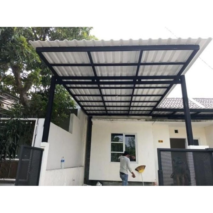 Jual Kanopi baja ringan 0,75 atap alderon double layer Terlaris ...