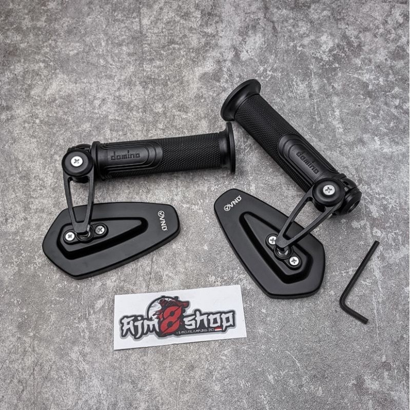 Jual Spion Jalu Oval VND plus Handgrip Paket spion barend oval ...