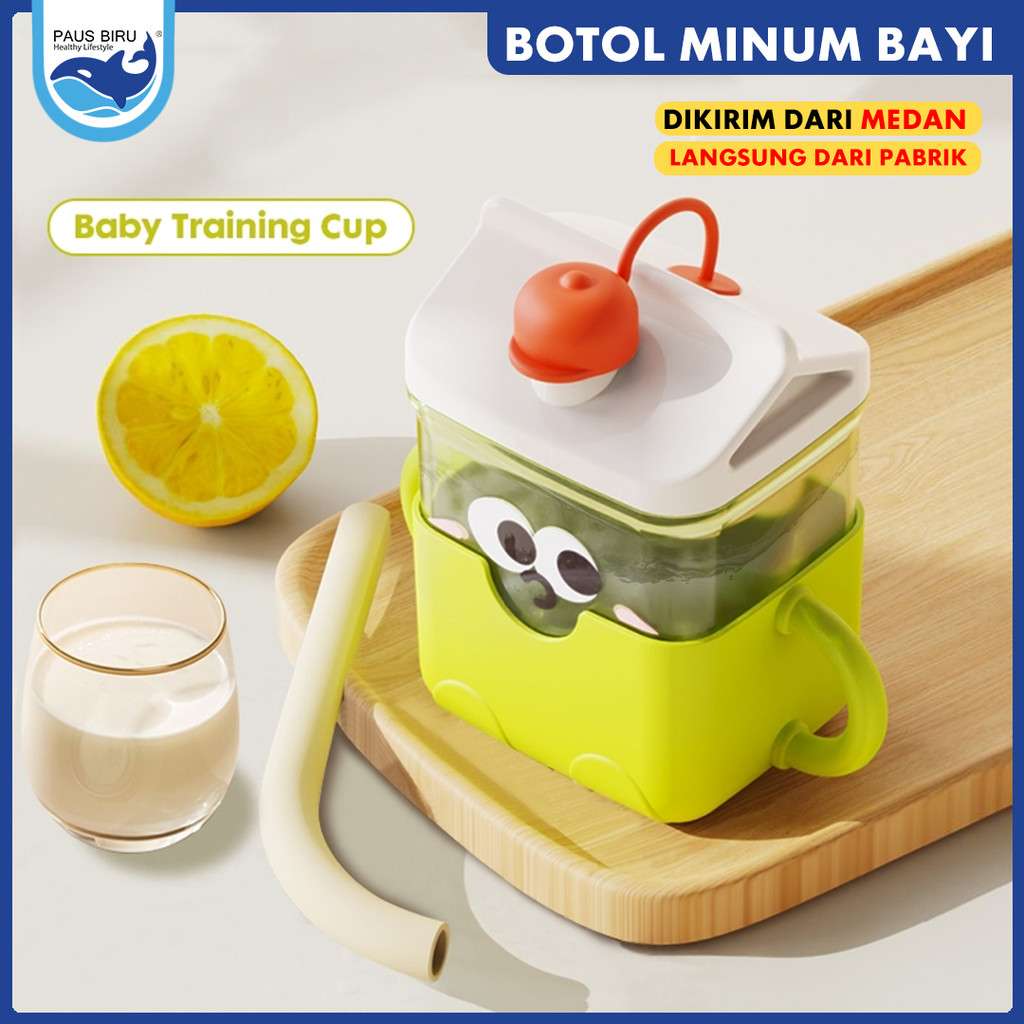 Jual Paus Biru -Baby Training Cup 400ml Baby Safe Bpa Free Botol Minum ...