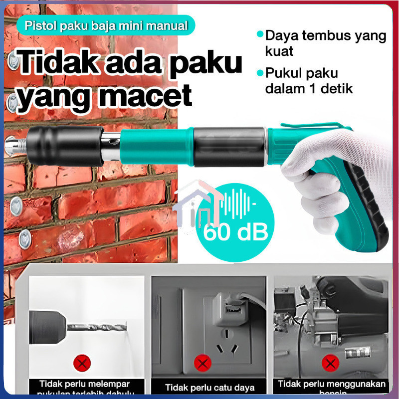 Jual 【COD】Alat Ramset Gun Paku Tembak Beton/ Nail Gun/ Paku Tembak ...
