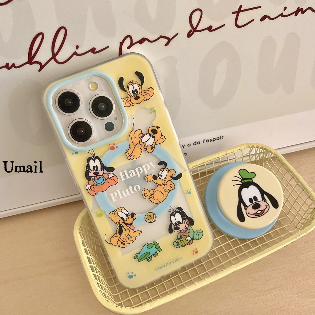 Jual Cartoon High Flying Pluto Magnetic Case Apple 15 14 13 12 Phone ...