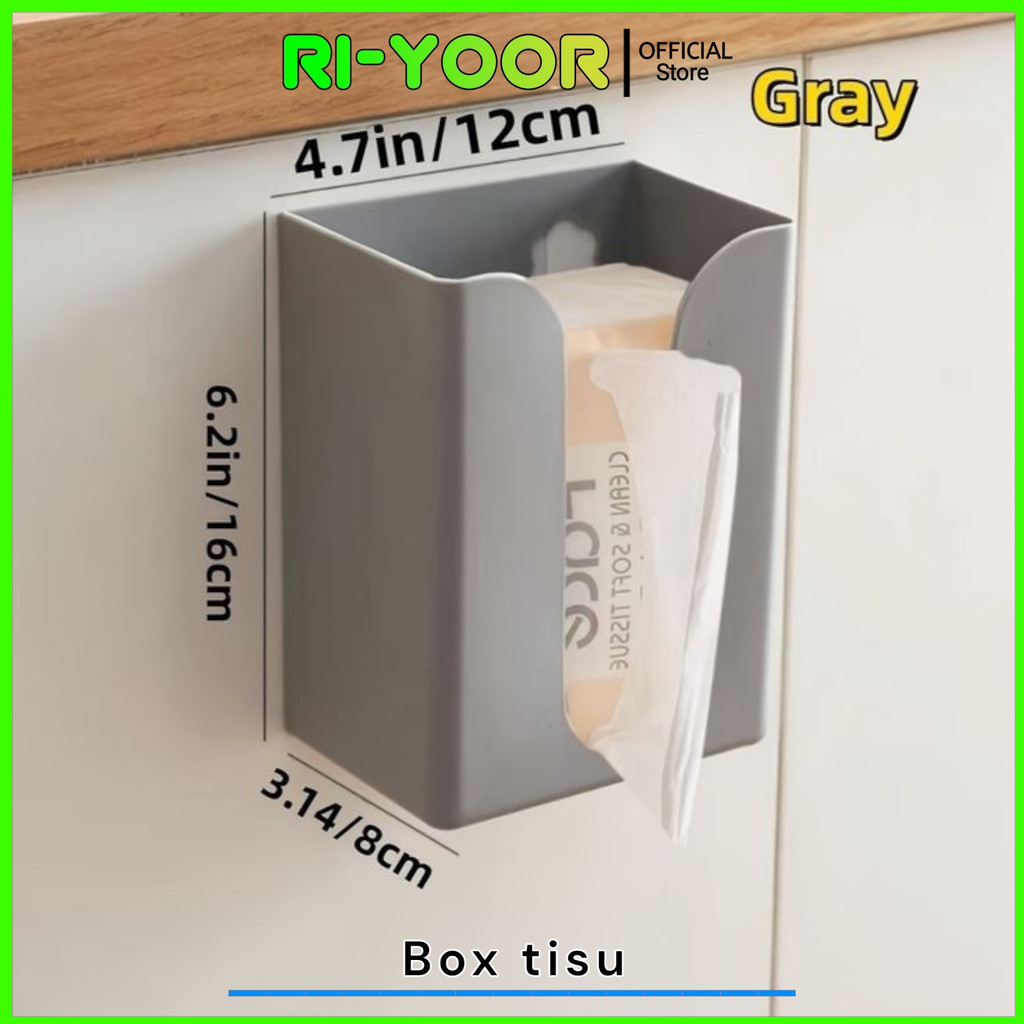 Jual Kotak Tisu Tempel Dinding Wadah Tisu Gantung - Holder Tisu Tembok ...