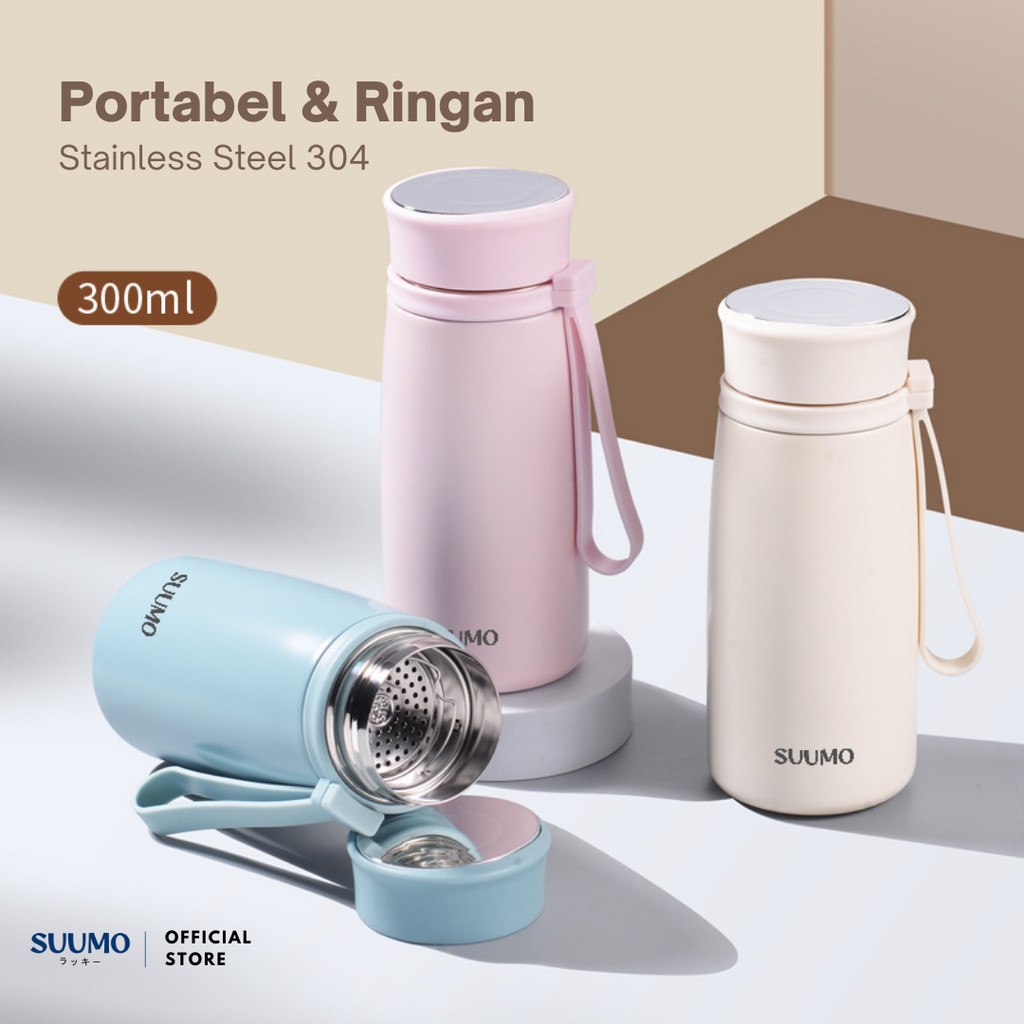 Jual Suumo Tumbler Cangkir Termos Mini Portabel 300ml Stainless Steel 304 | Shopee Indonesia
