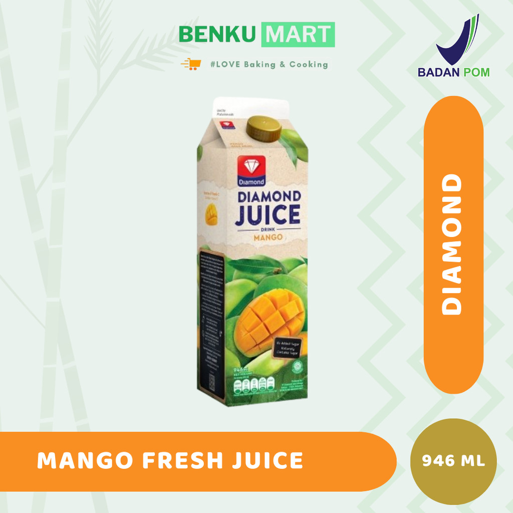 Jual DIAMOND JUICE MANGO UNSWEET 946 ML - Jus Mangga | Shopee Indonesia