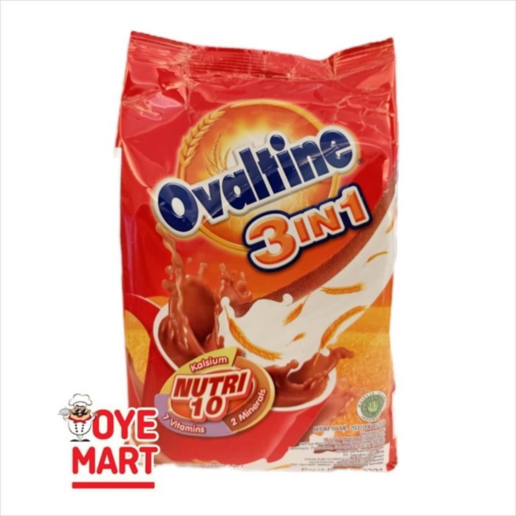 Jual OVALTINE CHOCOLATE MALT MILK DRINK 3 IN 1 300GR / SUSU BUBUK COKLAT | Shopee Indonesia