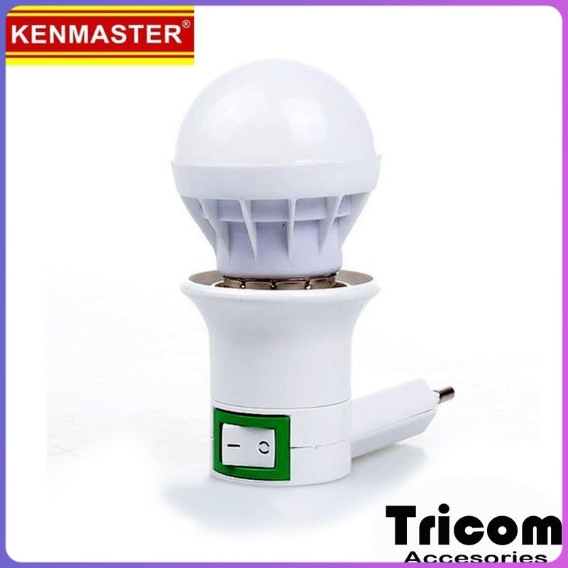 Jual Lampu Tidur Colok Listrik Dinding Night Light 3watt LED kenmaster ...