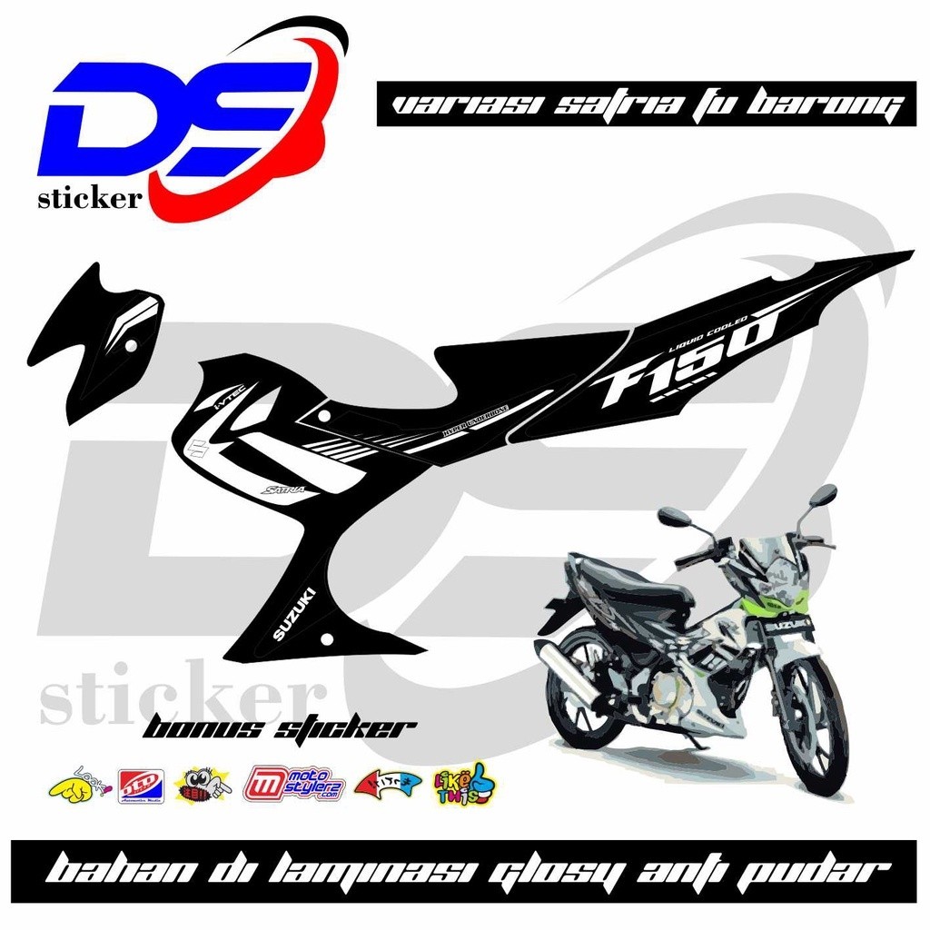 Jual STRIPING STICKER VARIASI SATRIA FU BARONG F150 | Shopee Indonesia