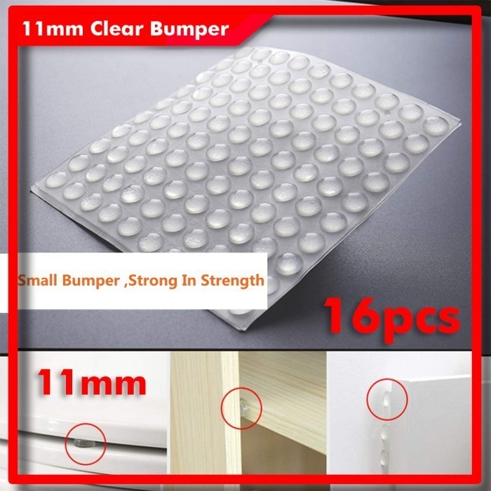 Jual Silicone Pads Sticker Peredam Suara bumper Benturan lemari door ...