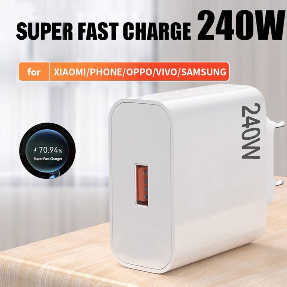 Jual Original 240W Fast Charging USB For Android singel Port Untuk TYPE ...