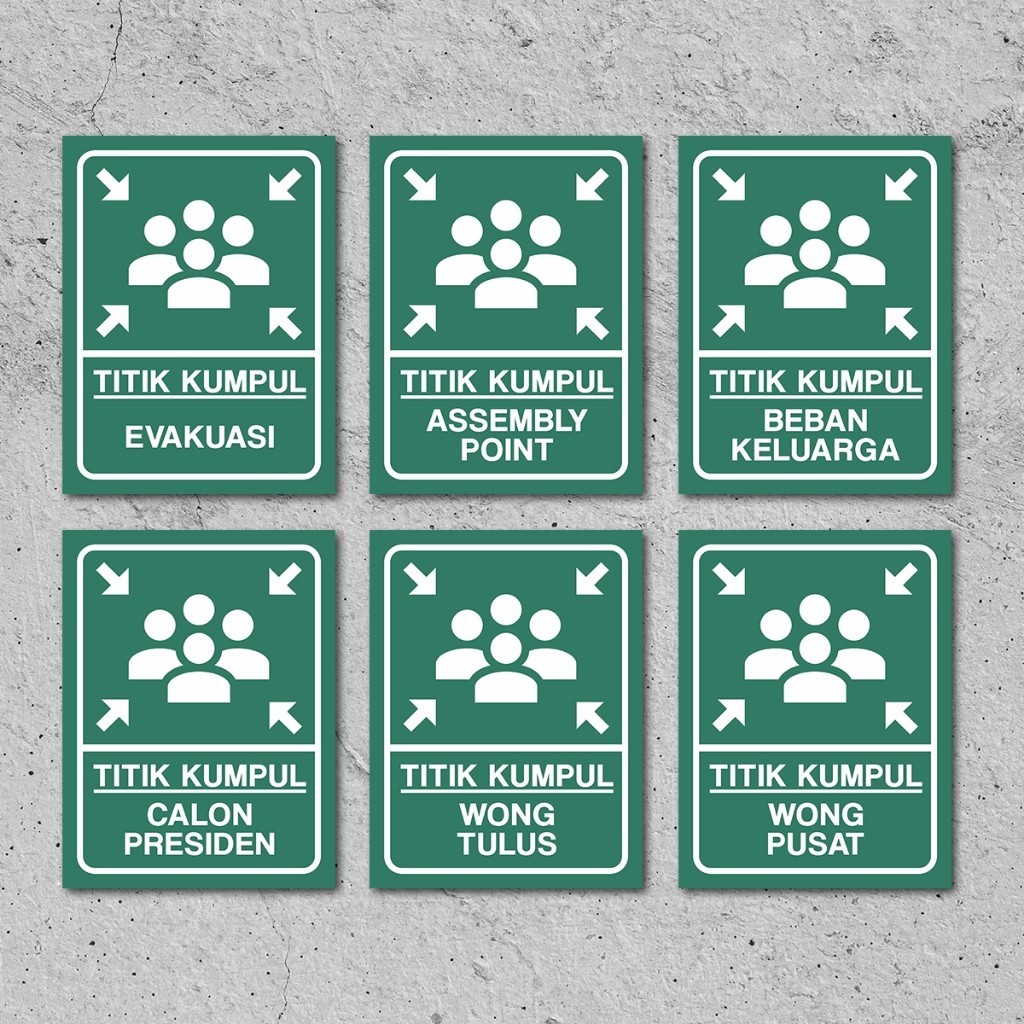 Jual Poster Kayu 30X40 - Hiasan Dinding Quote SIGN TITIK KUMPUL Wong ...