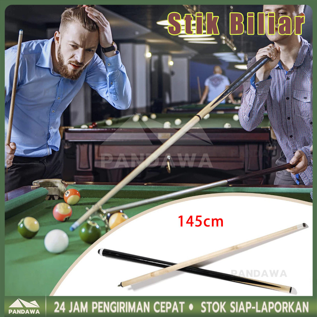 Jual 145cm Gaya Amerika Stick Billiard 13mm Stik Billiard Sambung 2 ...