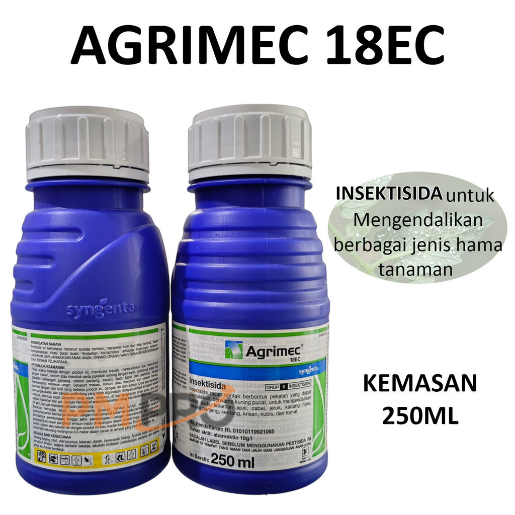 Jual Insektisida Agrimec 18EC 250ml Obat Semprot Pembasmi Hama Trips ...